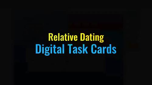 Relative Dating - Middle School Science Boom Cards by JayZee | TPT