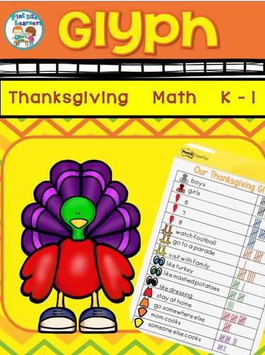 Turkey Glyph | November Glyph Activity | Collect and Analyze Data