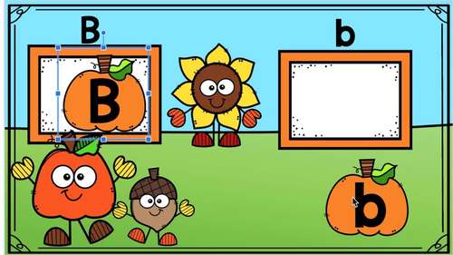 Google Classroom Alphabet Matching - Pumpkins Distance Learning | TPT