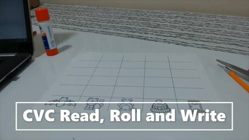 First Grade CVC Word Decode Read and Write Short Vowel Word Families