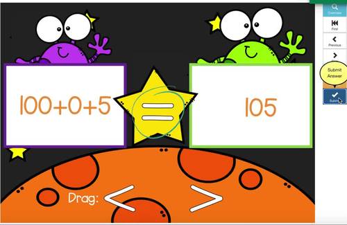 Place Value to 999 - Boom Cards Game for Comparing Numbers to 999