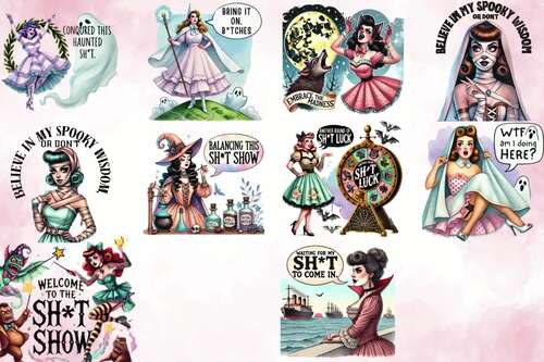 Halloween Clipart, Witch Clipart, Witch Pot Clipart, Witch Potions ...