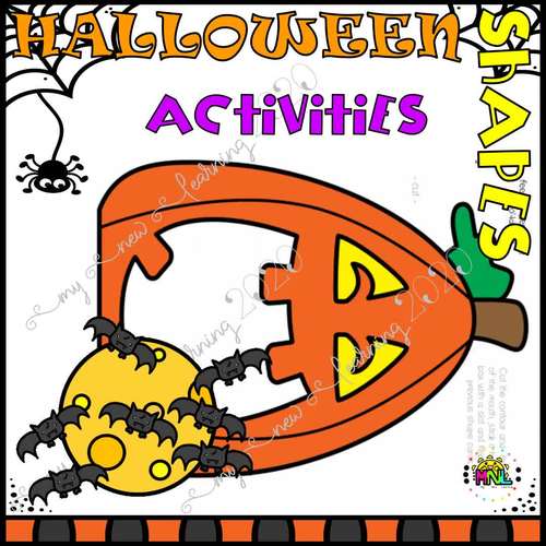Halloween Shapes Hands-On Learning Pack PreK Kindergarten by My New ...