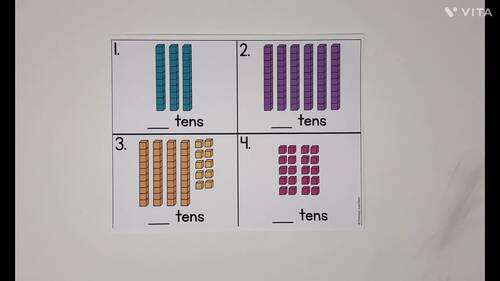 Understand Tens and Ones Understand Place Value Scoot Game Task Cards ...