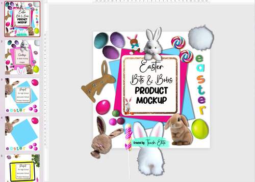 Easter Bits and Bobs Mock-up png images by Teach Elite | TPT