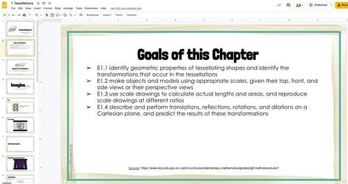 Grade 8 Ontario Math - Geometry Curriculum - Digital Google Slides+Form