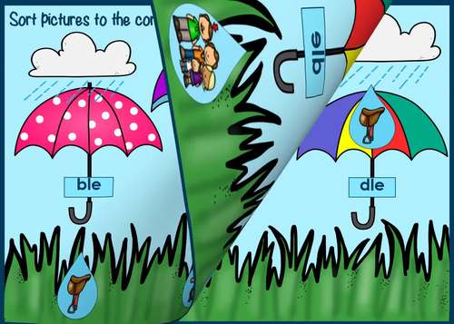 Spring Consonant le Sounds Picture Sort Digital BOOM Distance Learning