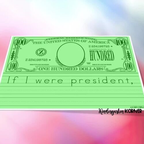 Presidents' Day Writing and Bulletin Board | Kindergarten, 1st Grade ...