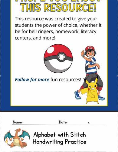 Pokémon Literacy Packet | Phonics, Spelling Patterns, Fluency | Elementary