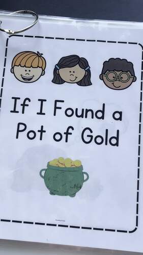 "If I Found a Pot of Gold" Low Prep Adapted Book | Sped | St. Patrick's Day