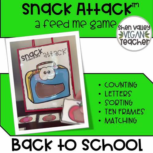 Get Ready for the School Year with Snack Attack™ Feed Me Games for K-1
