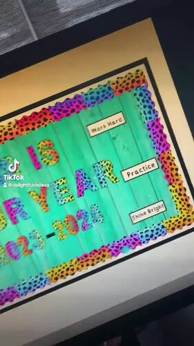Lisa Frank Bulletin Board | Bulletin Board Letters| Bulletin Board ...