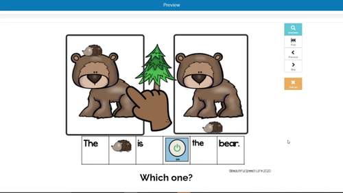 Boom Cards Prepositions Spatial Concepts Bundle by Beautiful Speech Life