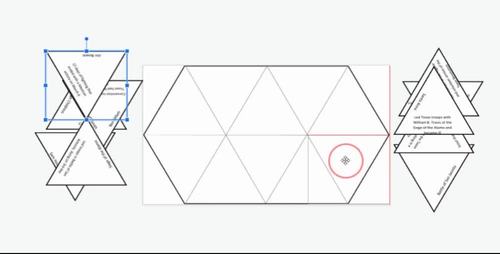 Texas History Texas Revolution Diamond (Tarsia) Puzzle with digital version