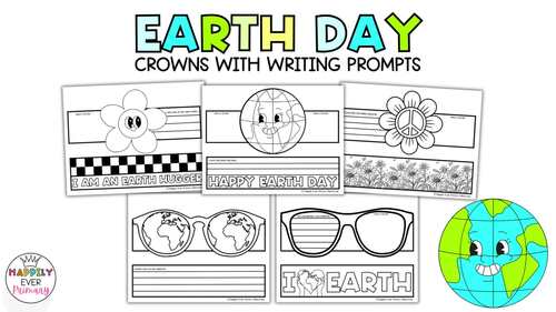 Earth Day Craft and Writing Crown Headband | Printable Activity | TPT