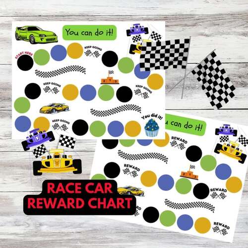 Student Reward Chart - Printable Behavior Reward Charts- Sticker Chart