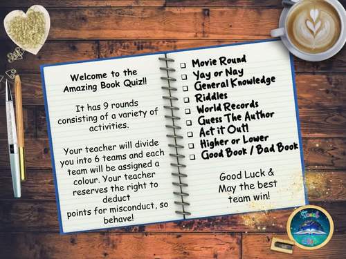 World Book Day Quiz by Teach Elite | Teachers Pay Teachers