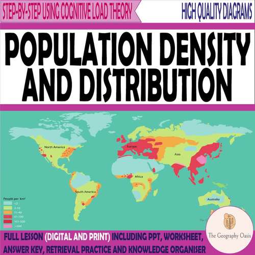 Population Density and Distribution [Geography| Social Studies| Print ...