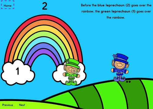 St Patricks Day Following Directions with Before and After | BOOM Cards™