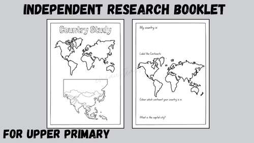 Country Study Workbook – Stage 2 & 3 HSIE Independent Research & Culture