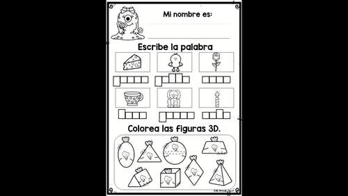 Tarea Primavera | Trabajo de la mañana | Spring Morning Work & Homework ...