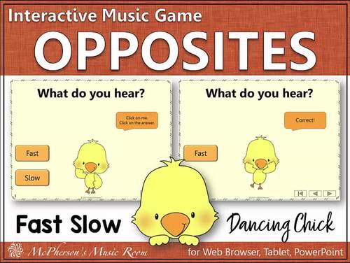 Spring Music | Tempo Fast and Slow Music Opposite Interactive Game ...