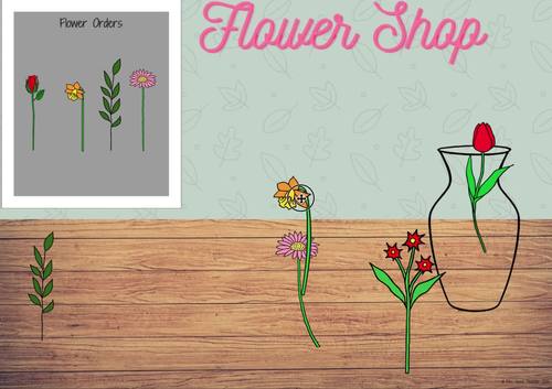 Boom Cards™ Flower Shop A Functional Matching Activity by Mrs Sped Teacher