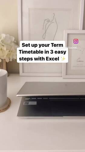 (Excel) NSW Catholic Term Timetable + Weekly Planner by Welcome to Teaching