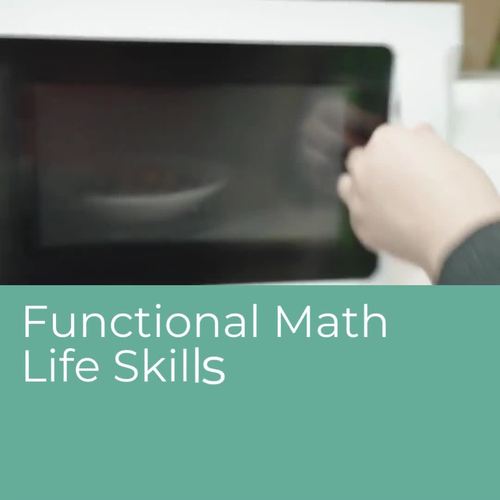 Functional Math Life Skills: Microwave Time Practice Special Education