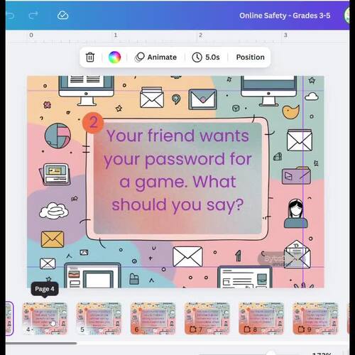 30 Digital Citizenship Task Cards | Grades 3–5 Online Safety by ...