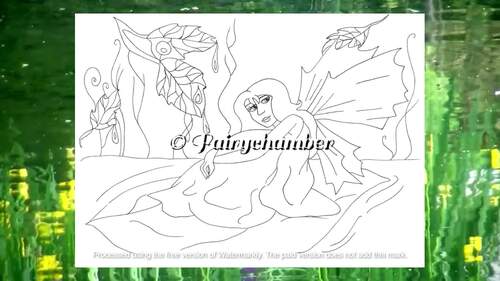 Whimsical Fairies Coloring Pages Bundle Of 20 by Fairychamber | TPT