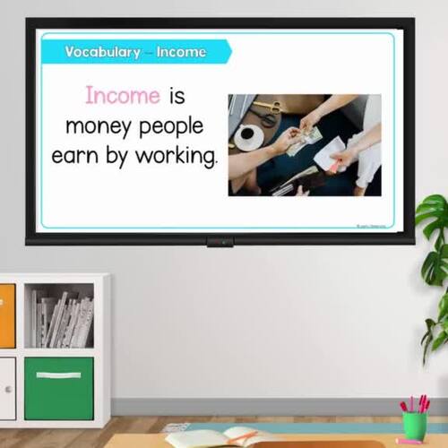Money: Income, Goods, and Services | Digital Mini Lessons | Interactive ...
