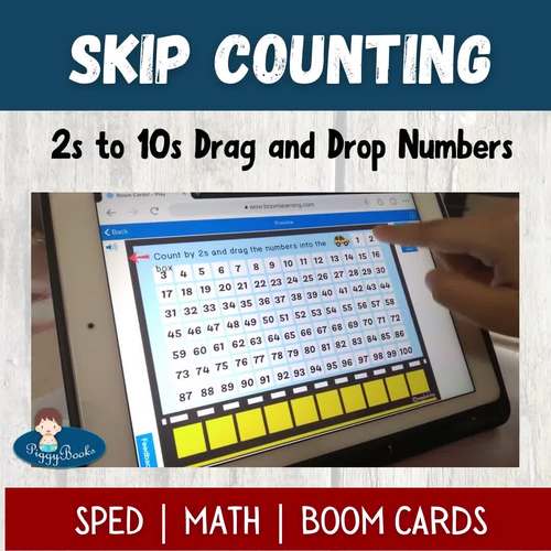 Skip Counting by 2’s to 10’s Math Special education | Boom Cards by ...