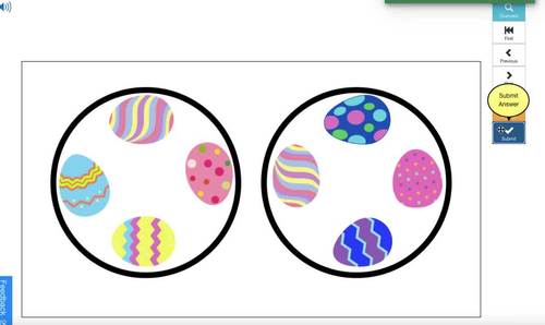 EASTER SPOT THE MATCH BOOM CARDS : OT / SLP visual perceptual game