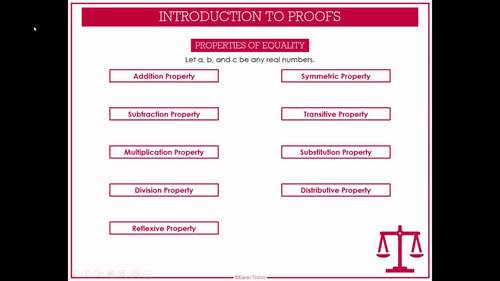 Geometry PowerPoint : Intro to Proofs I DISTANCE LEARNING by Kacie Travis