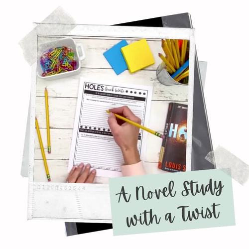 Holes by Louis Sachar Reading Unit & Novel Study Bundle by Hey Natayle