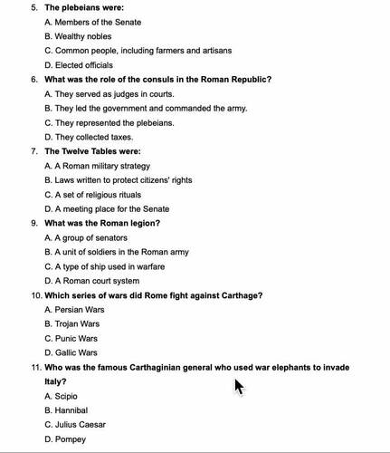 Topic 7: The Roman Republic | myWorld Interactive | World History