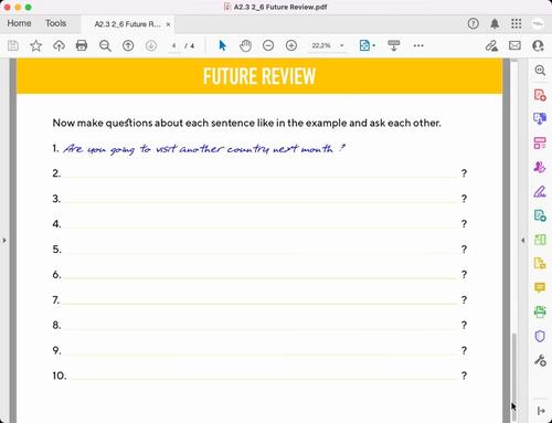 ESL Elementary Lesson: Review the Different Types of the Future | TPT