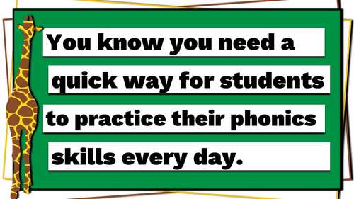 Daily Phonics Activities to Practice Decoding Vowel Teams Phonics ...