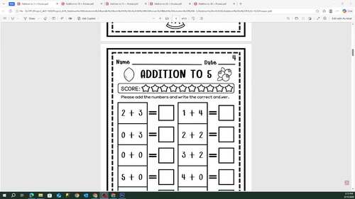 Addition Worksheets Bundle from 5 to 30 | Math Activities | K–1 | TPT