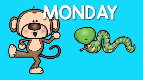 Seven Days of the Week Movement Activity Game: Video & Google Slides