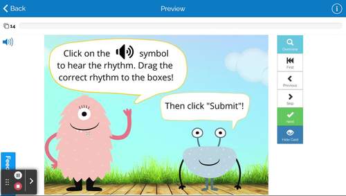 Rhythmic Dictation - Ear Training Interactive BOOM Cards 1B | TpT