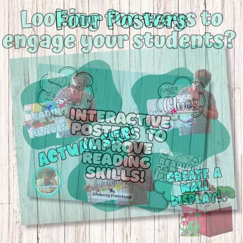 Reading Comprehension Posters & Printables | Engaging Interactive ...