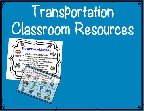 Transportation Unit: Literacy & Math Centers & Activities | TPT