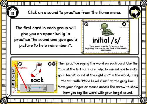 Stopping Interactive Phonology Flashcards S/Z/F/V Words+Phrases|Digital ...