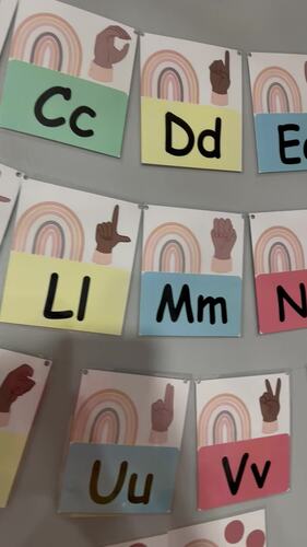 Boho ASL Alphabet by That Teaching Mommy | TPT