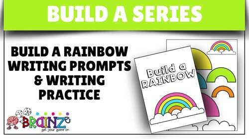Language Craft and Activity | Build a Rainbow Craft Literacy Center Pack