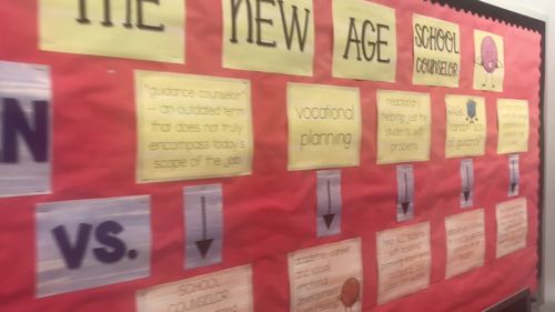 New Age School Counselor Bulletin Board by Counselor Clique | TPT