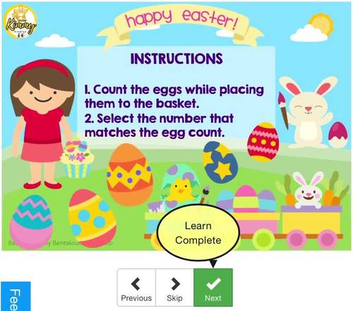 Easter Egg Count | Counting Numbers by Teacher Kimmy | TPT