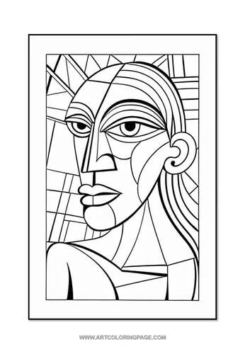 Immerse Yourself in Art: Abstract Coloring Sheets Vol. 6! by Coloringfy